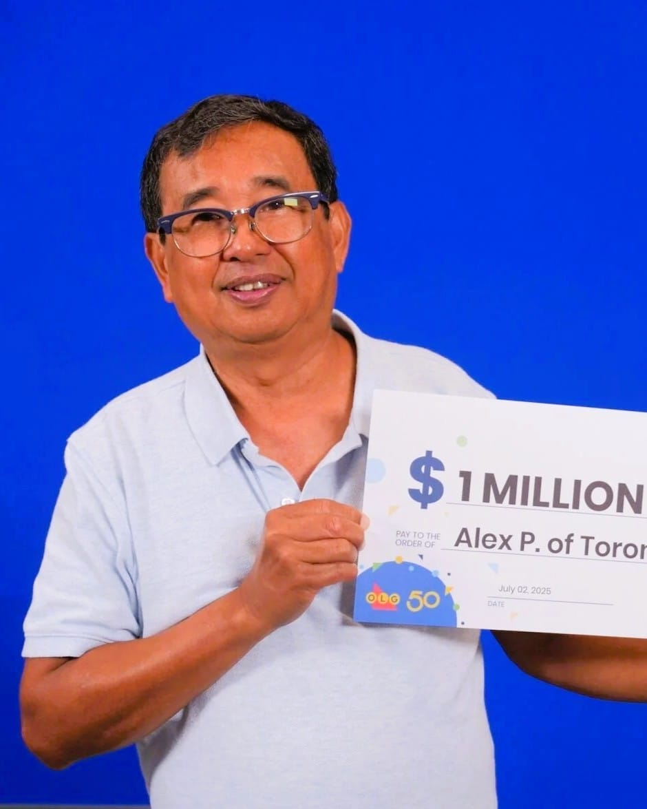 Toronto Retiree Alex Parucha Wins $1 Million with Free Ticket in Lotto ...